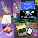 Winter STEM Challenge: Snow Scoop - Feel Good Teaching