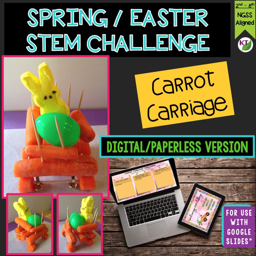 Easter STEM Challenge: Carrot Carriage Paperless Version - Feel Good ...
