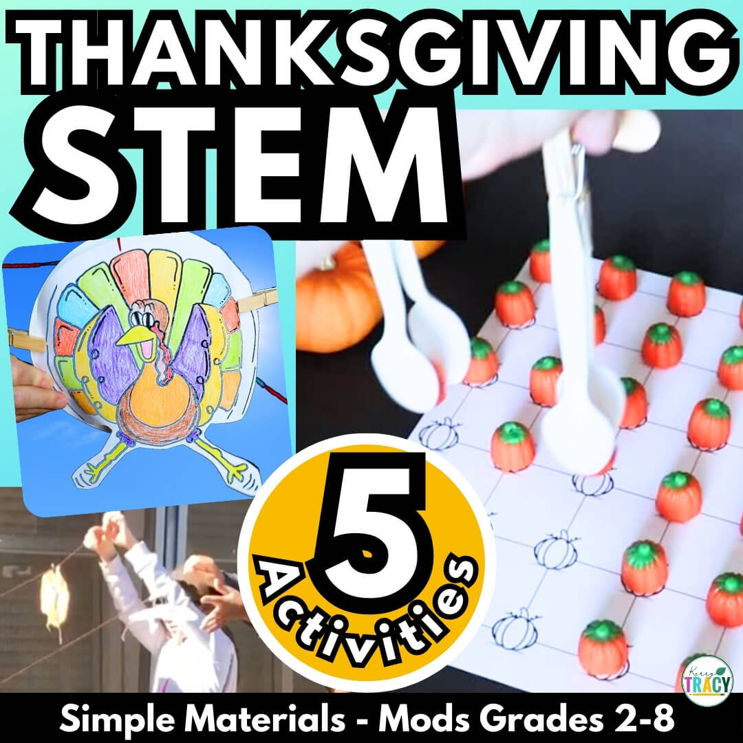 5 Thanksgiving STEM Challenge Activities - Feel Good Teaching