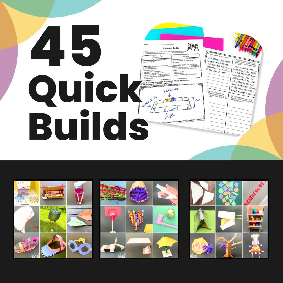 Easy STEM Activities Under 30 Minutes - Feel Good Teaching