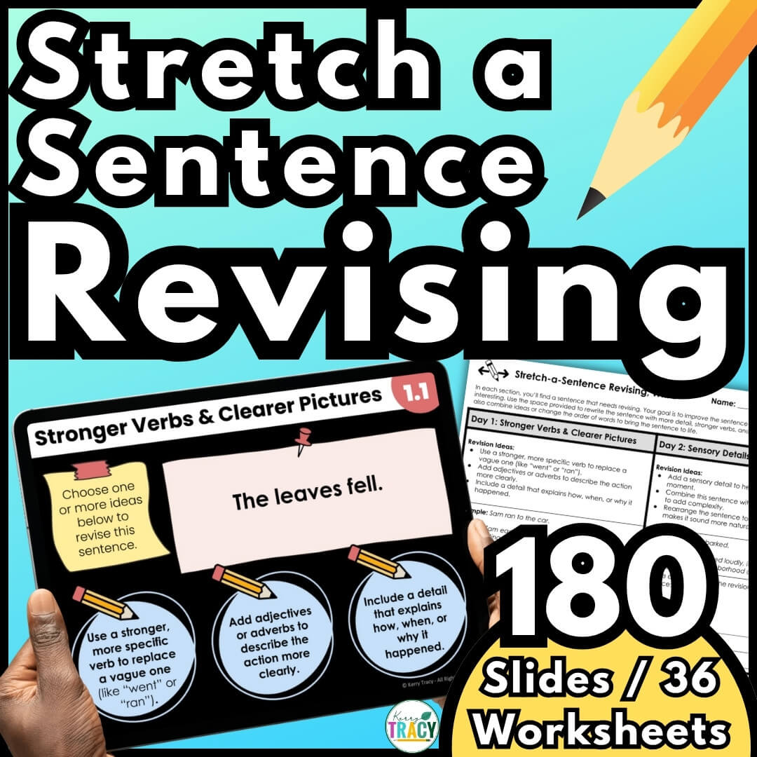 Revising Sentences: Easy Strategies to Help Students Revise Better ...